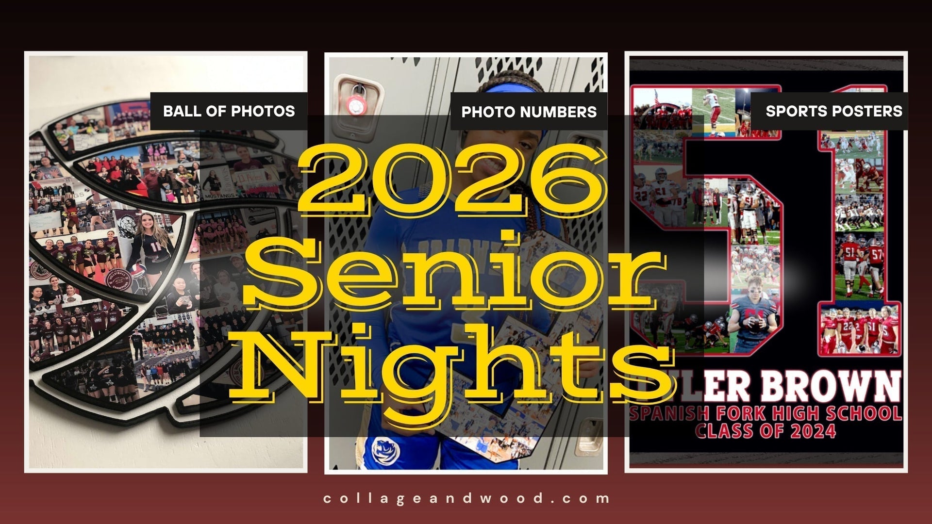 Senior Night Gift Ideas for Senior Athletes in 2025 – Collage and Wood