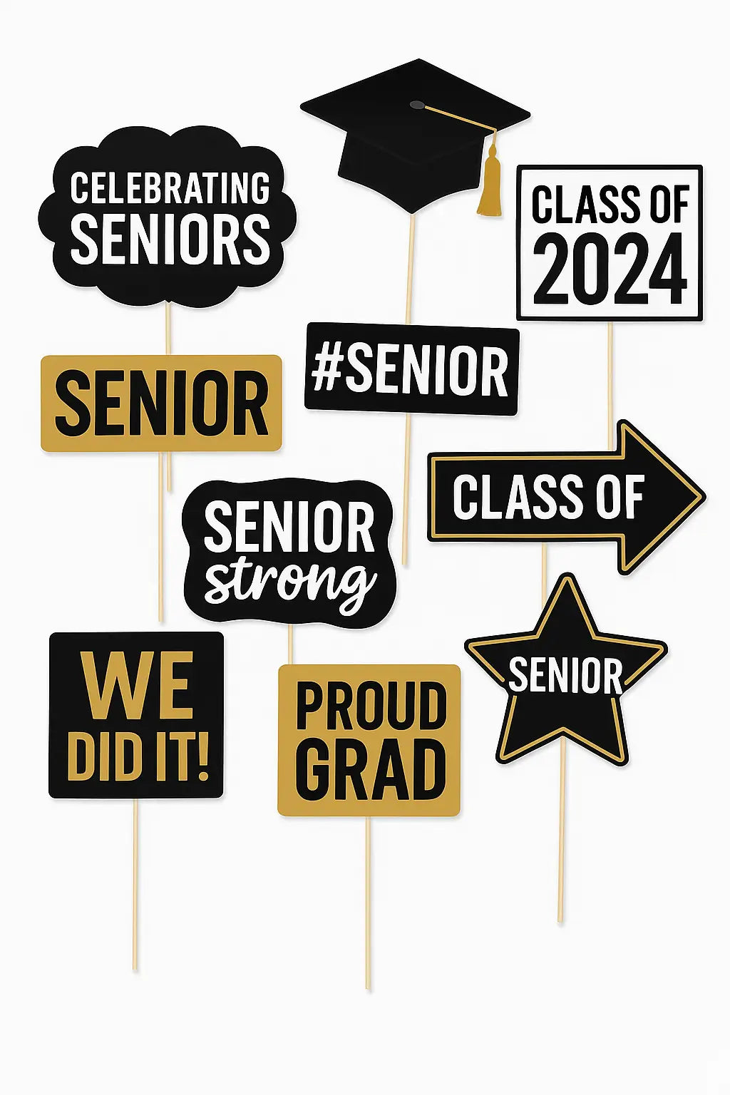 Props For PhotoShoot: The Best Place To Buy Senior Props – Collage and Wood