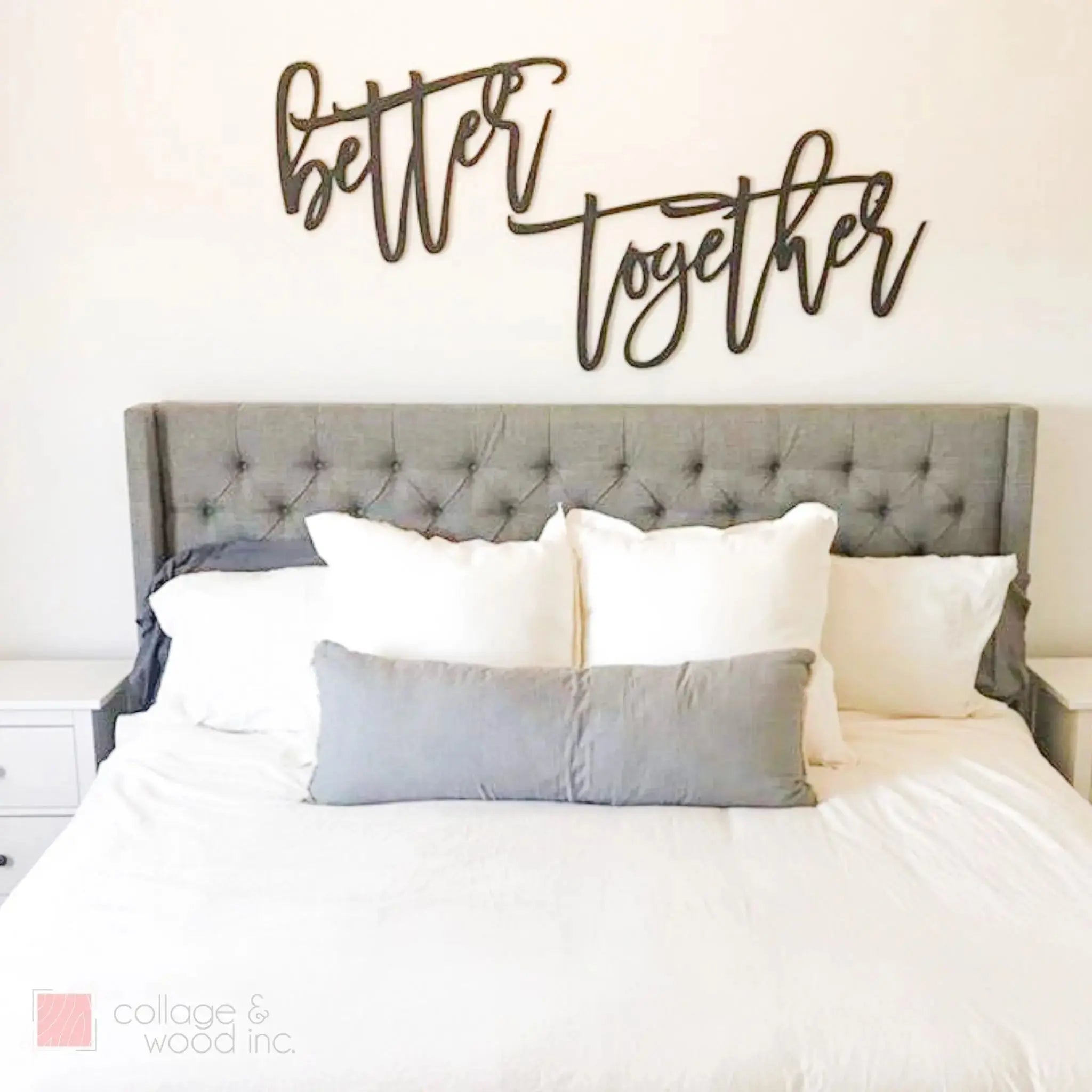 Better Together Script Letters | "Exactly as Described!" – Collage and Wood