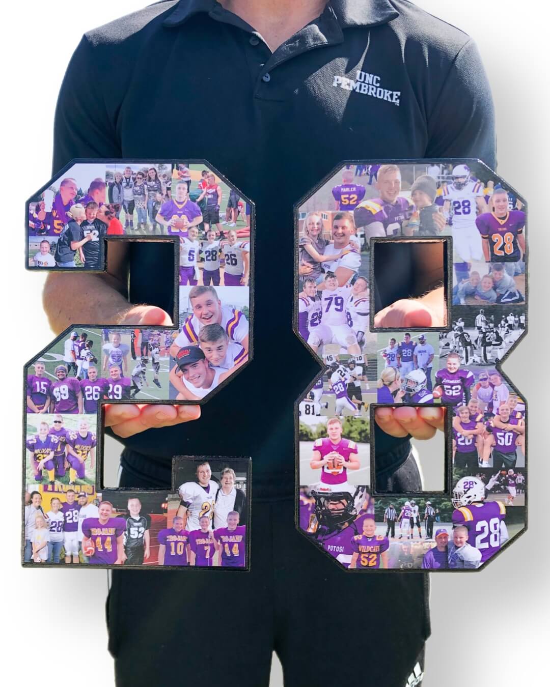 12 Inch Football Gift Idea On Senior Night | "I'm so happy!" – Collage ...