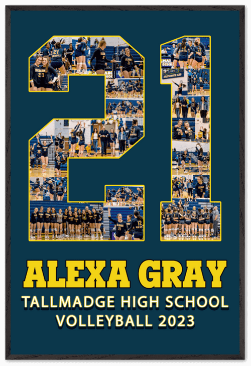 Volleyball Senior Night Poster "The posters were a big hit!" – Collage ...