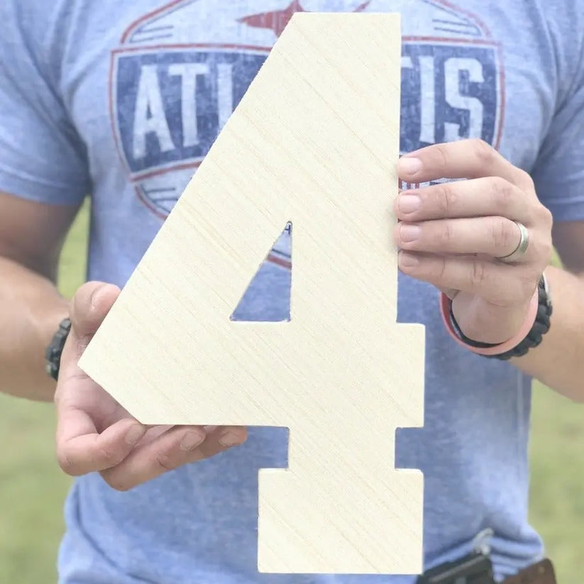 12 Inch Wooden Letters: "Received My Package Quickly!" – Collage and Wood